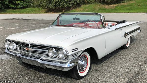 My.Evilmilk | 1960 Impala drop top. My first car.
